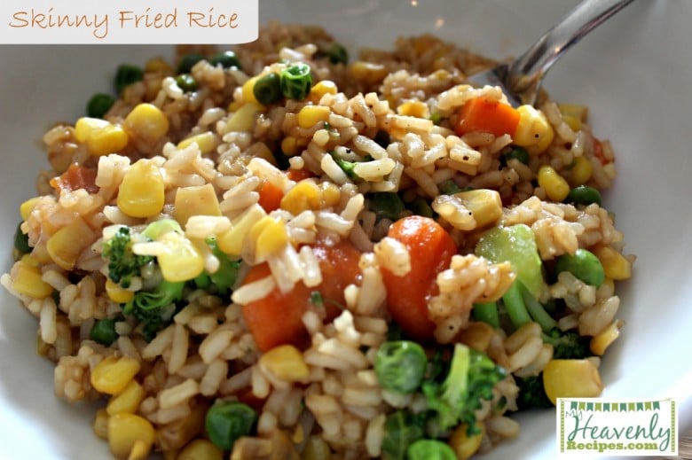 Healthier Fried Rice | Vegetable Fried Rice Recipe - My Heavenly Recipes