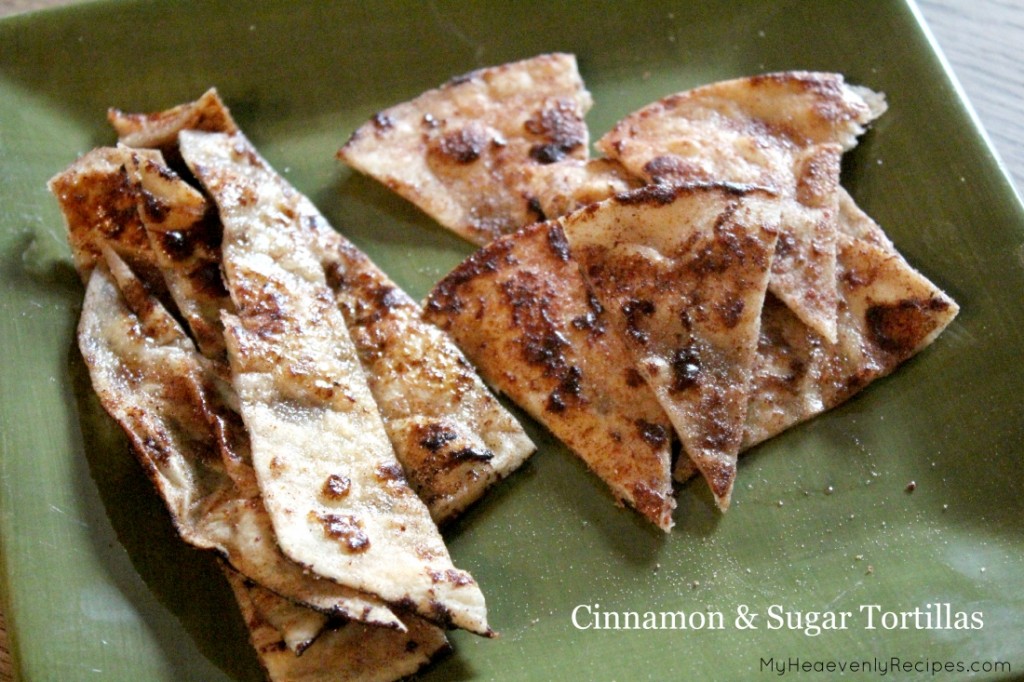 Cinnamon Sugar Tortillas My Heavenly Recipes