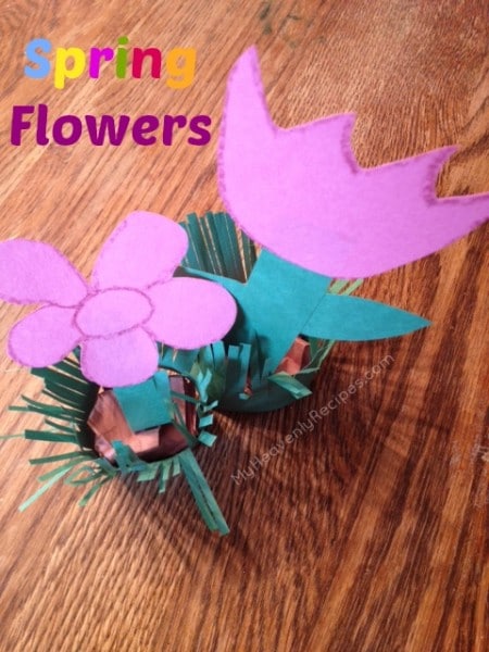 Spring Craft for Kids: Spring Flowers - My Heavenly Recipes