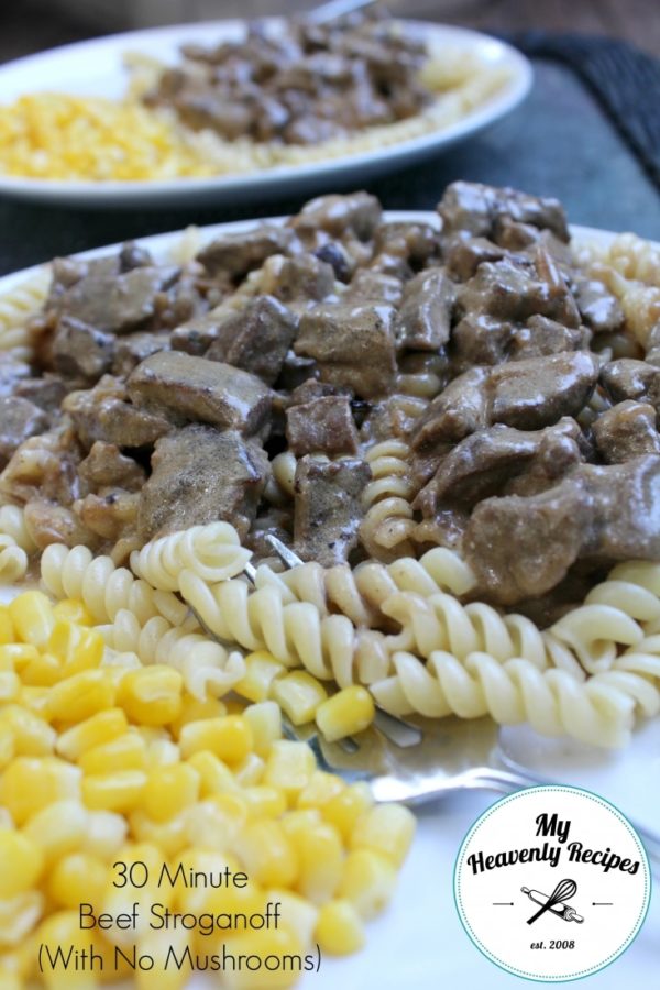 Easy Beef Stroganoff 30-Minute Meal Recipe - My Heavenly Recipes