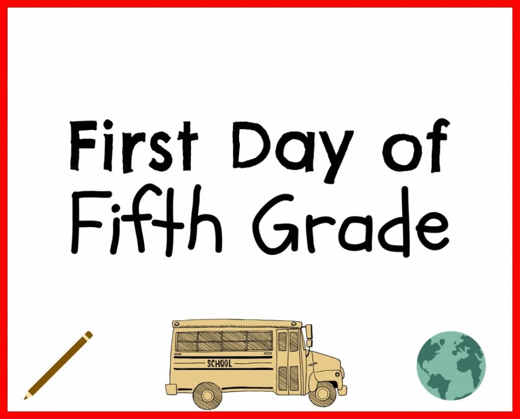 First Day Back to School Printables - My Heavenly Recipes