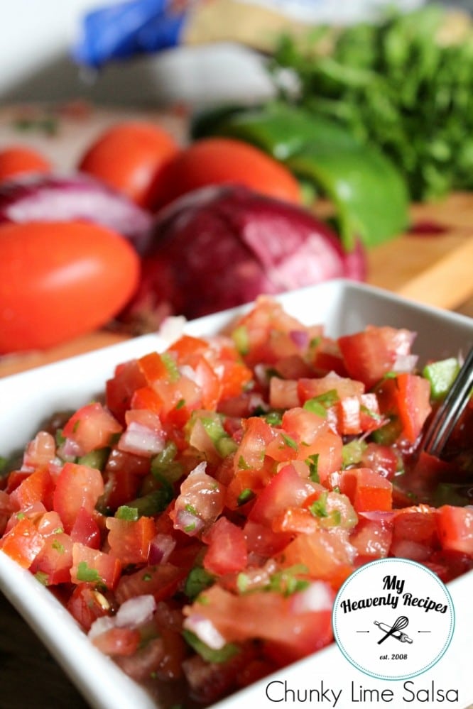 The Best Salsa Recipe + Video - My Heavenly Recipes