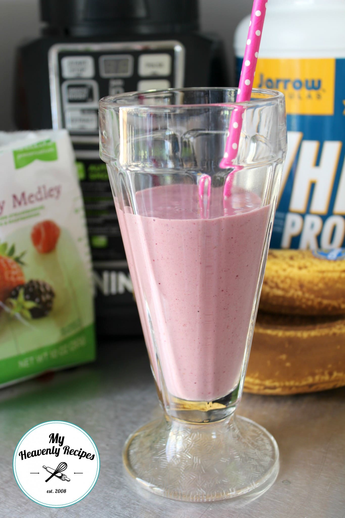 Dairy Free Mixed Berry Smoothie - My Heavenly Recipes
