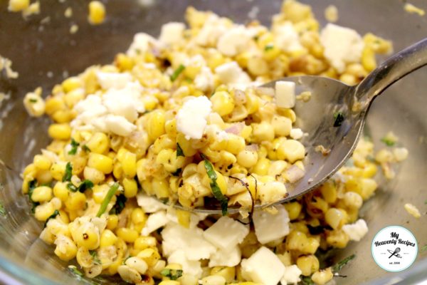 Southwestern Grilled Corn Mix + Video - My Heavenly Recipes