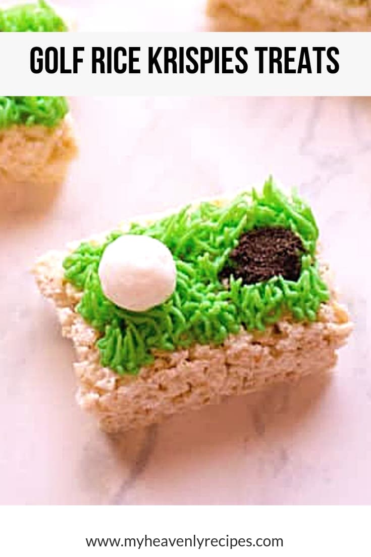 Rice Krispies Golf Treats - My Heavenly Recipes