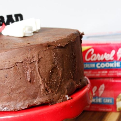 Ice Cream Graduation Cake with Chocolate Ganache + Recipe Video - My ...