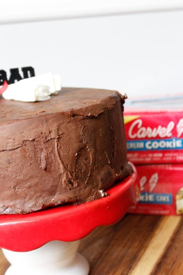 Ice Cream Graduation Cake with Chocolate Ganache + Recipe Video - My ...