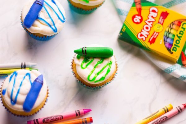 Crayon Cupcakes - My Heavenly Recipes