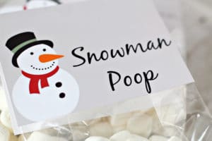 Fun for Kids: Snowman Poop with Printable - My Heavenly Recipes