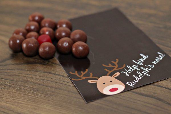 Reindeer Noses with Printable - My Heavenly Recipes