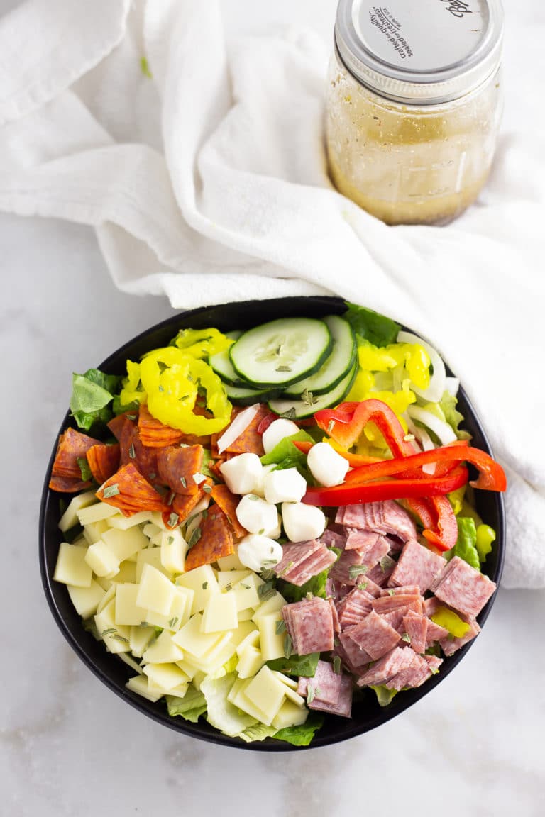 Keto Friendly Packed Protein Salad Recipe - My Heavenly Recipes