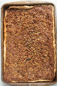 Sheet Pan Pecan Pie - My Heavenly Recipes