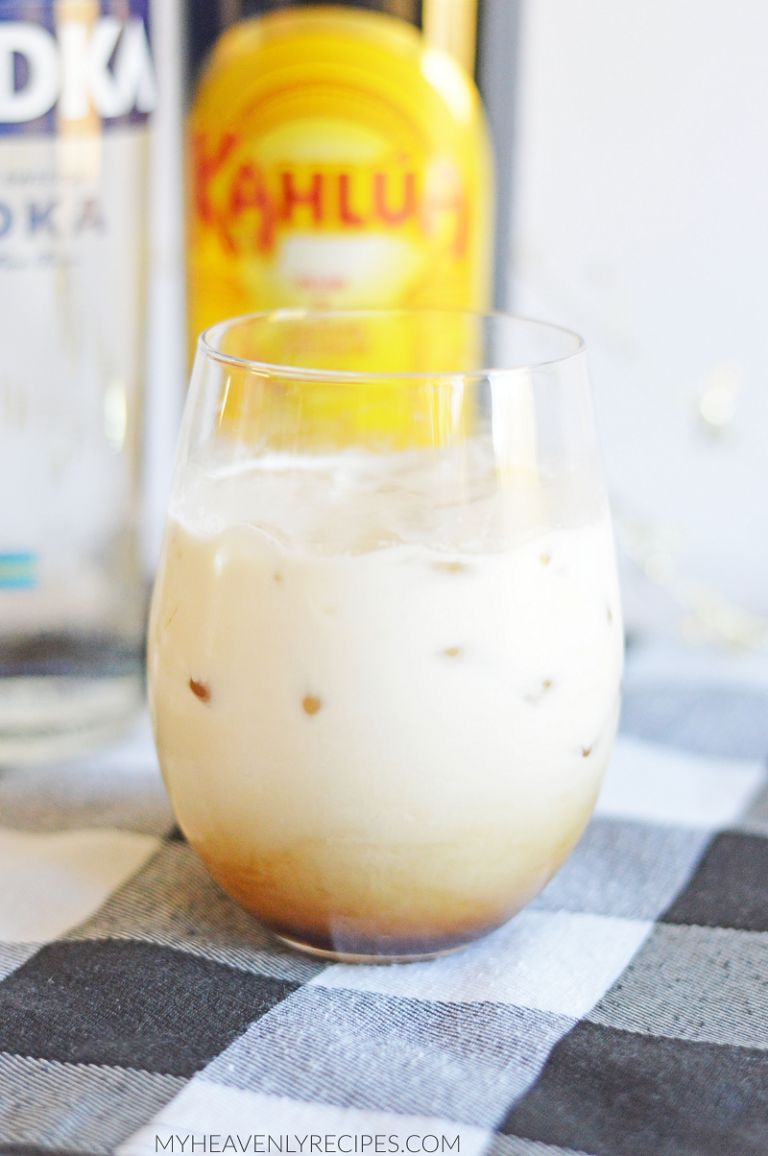 White Russian Cocktail - My Heavenly Recipes