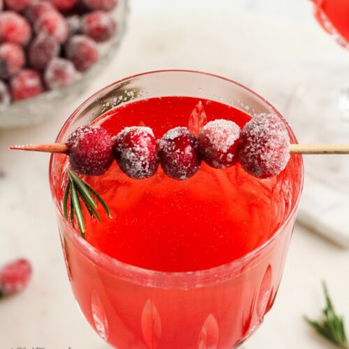 Cranberry Prosecco Cocktail - My Heavenly Recipes
