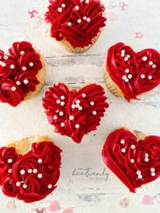 How to Make Heart Shape Cupcakes - My Heavenly Recipes