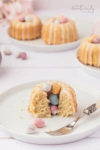 Mini Easter Bundt Cake Nests - My Heavenly Recipes