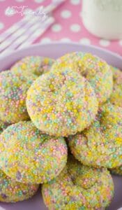 Easter Sprinkle Cookies - My Heavenly Recipes
