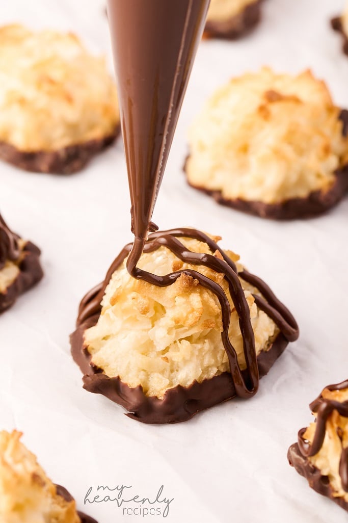 Coconut Macaroon Cookies - My Heavenly Recipes