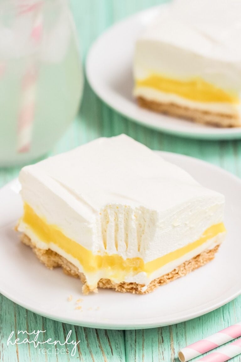 Lemon Lush Dessert Recipe - My Heavenly Recipes