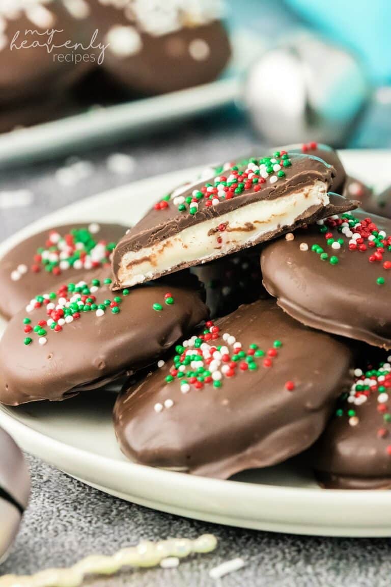 Homemade Peppermint Patties - My Heavenly Recipes