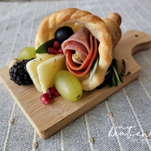 Individual Cornucopia Charcuterie Cups - My Heavenly Recipes