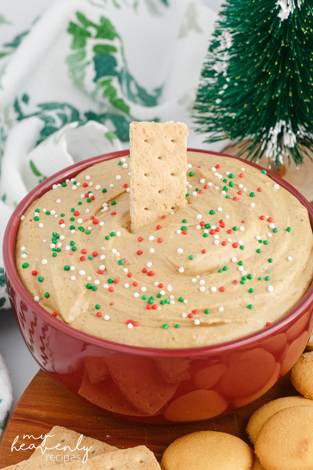 Gingerbread Cheesecake Dip - My Heavenly Recipes