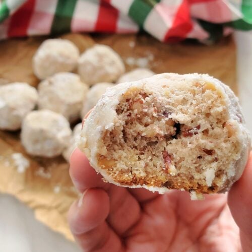 Pecan Ball Cookies - My Heavenly Recipes