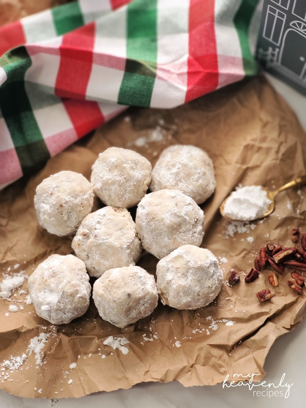 Pecan Ball Cookies - My Heavenly Recipes