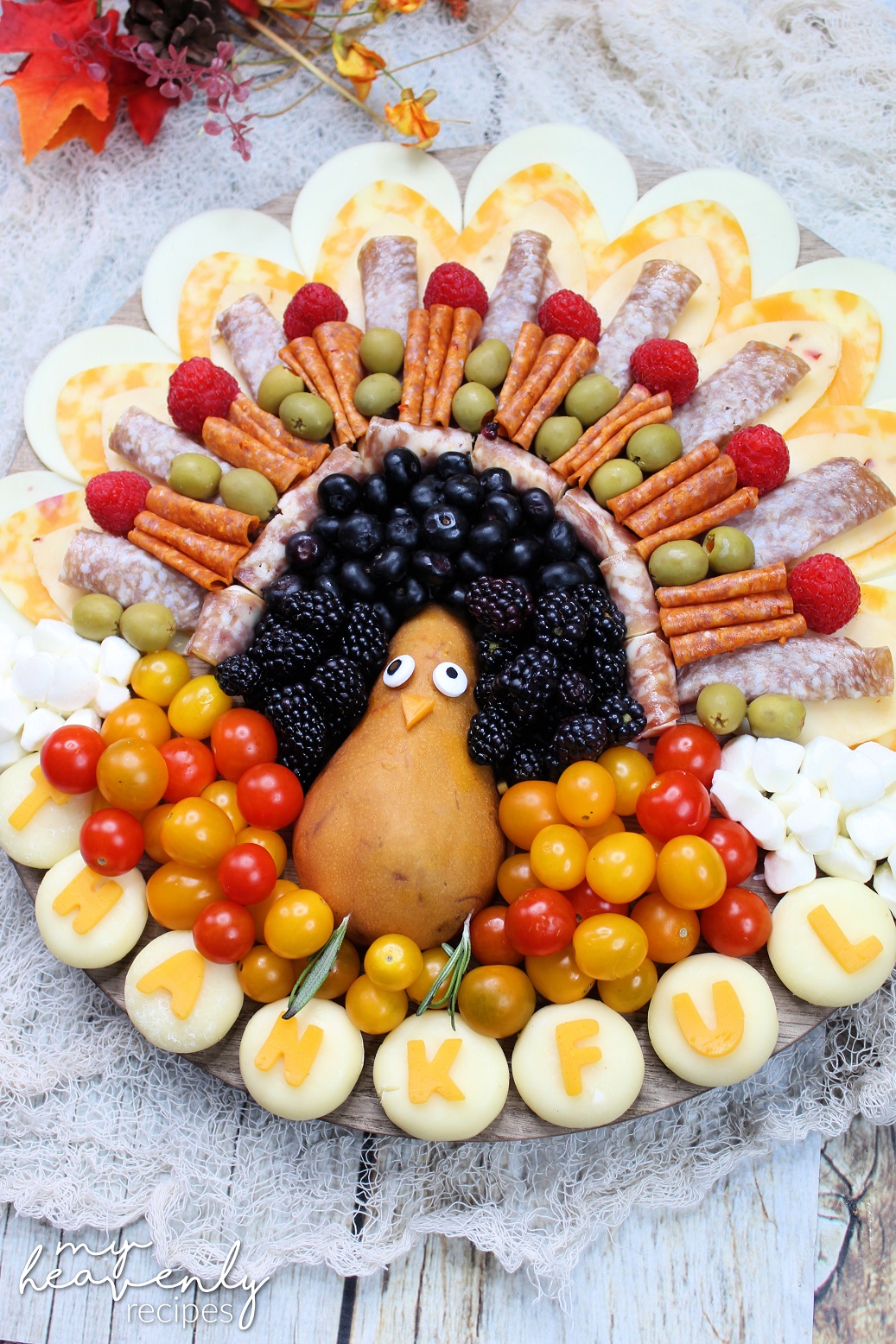 Turkey Charcuterie Board For Thanksgiving My Heavenly Recipes