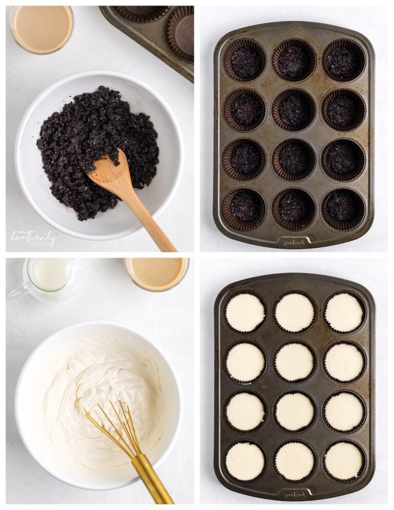 Mini Bailey's Cheesecakes - My Heavenly Recipes