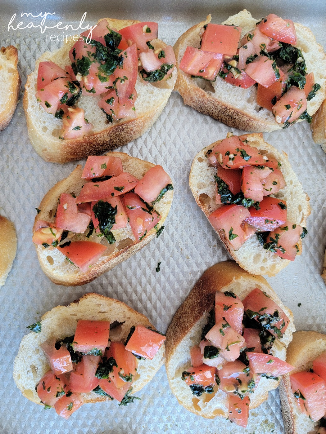 Easy Bruschetta Recipe - My Heavenly Recipes
