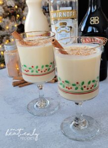Bailey's and Eggnog Cocktail - My Heavenly Recipes