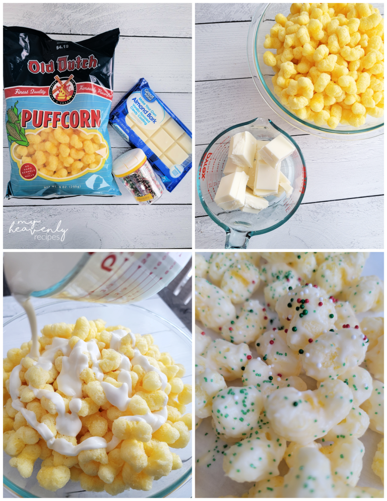 Puffcorn Christmas Munch - My Heavenly Recipes