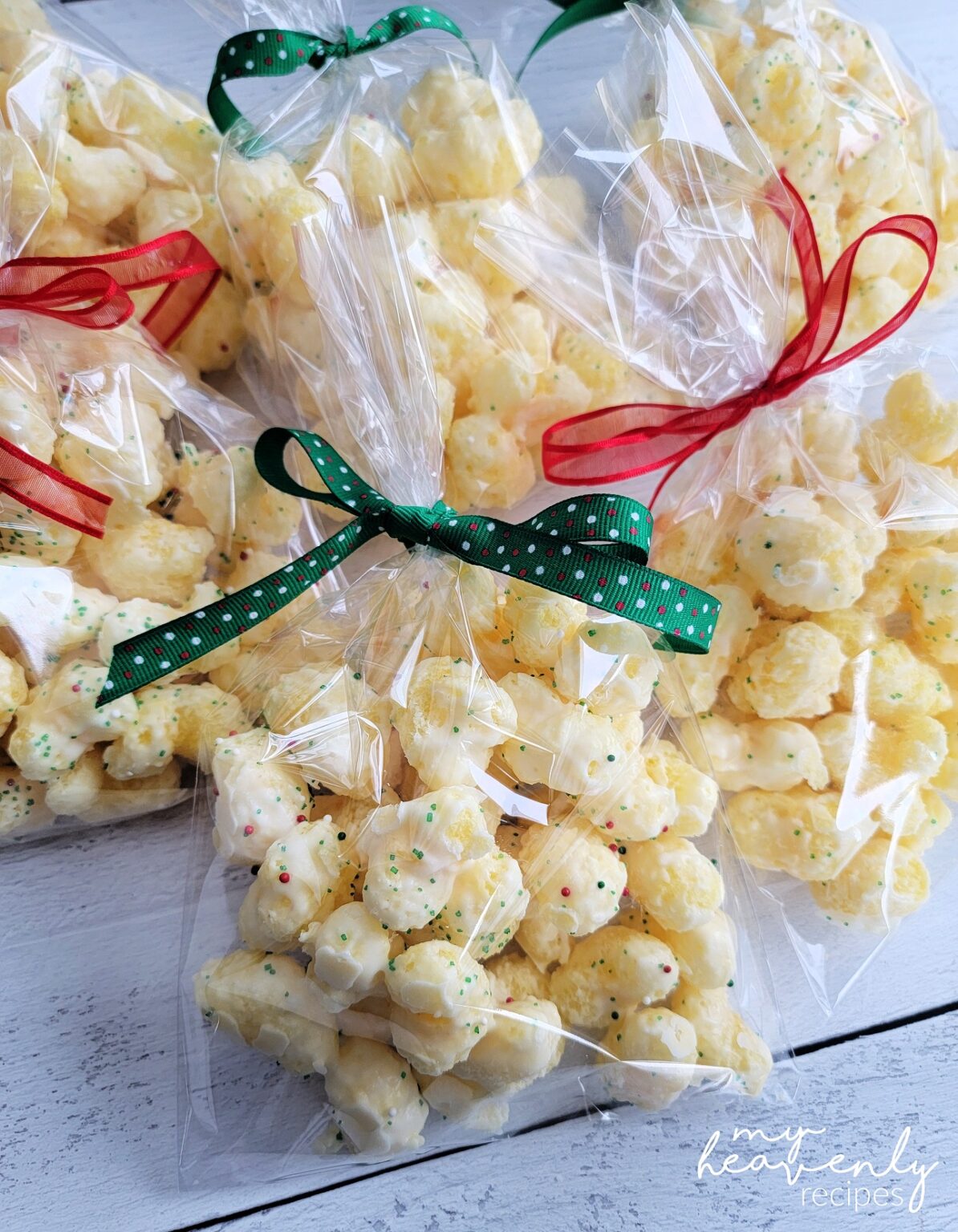 Puffcorn Christmas Munch - My Heavenly Recipes