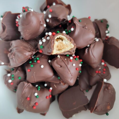 Reindeer Droppings (Peanut Butter Treat) - My Heavenly Recipes