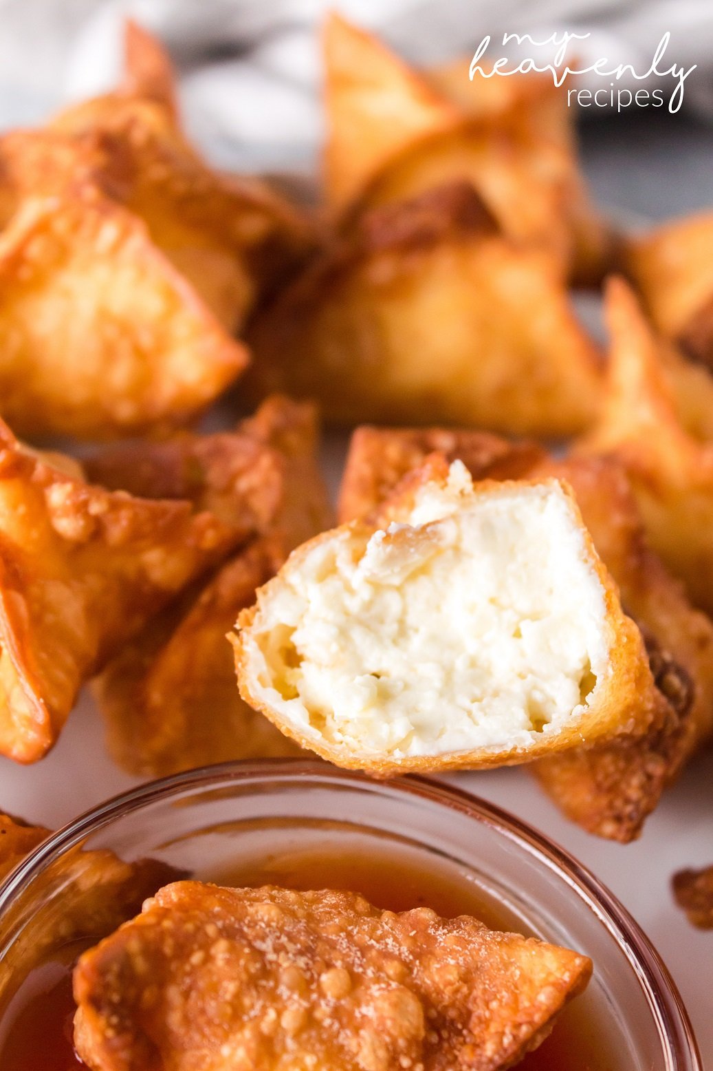 Cream Cheese Wontons Recipe - My Heavenly Recipes