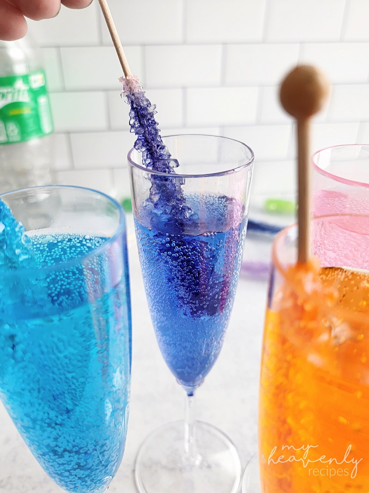 Rock Candy Mocktails - My Heavenly Recipes