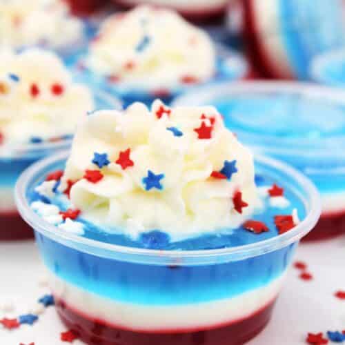 Bomb Pop Jello Shots - My Heavenly Recipes