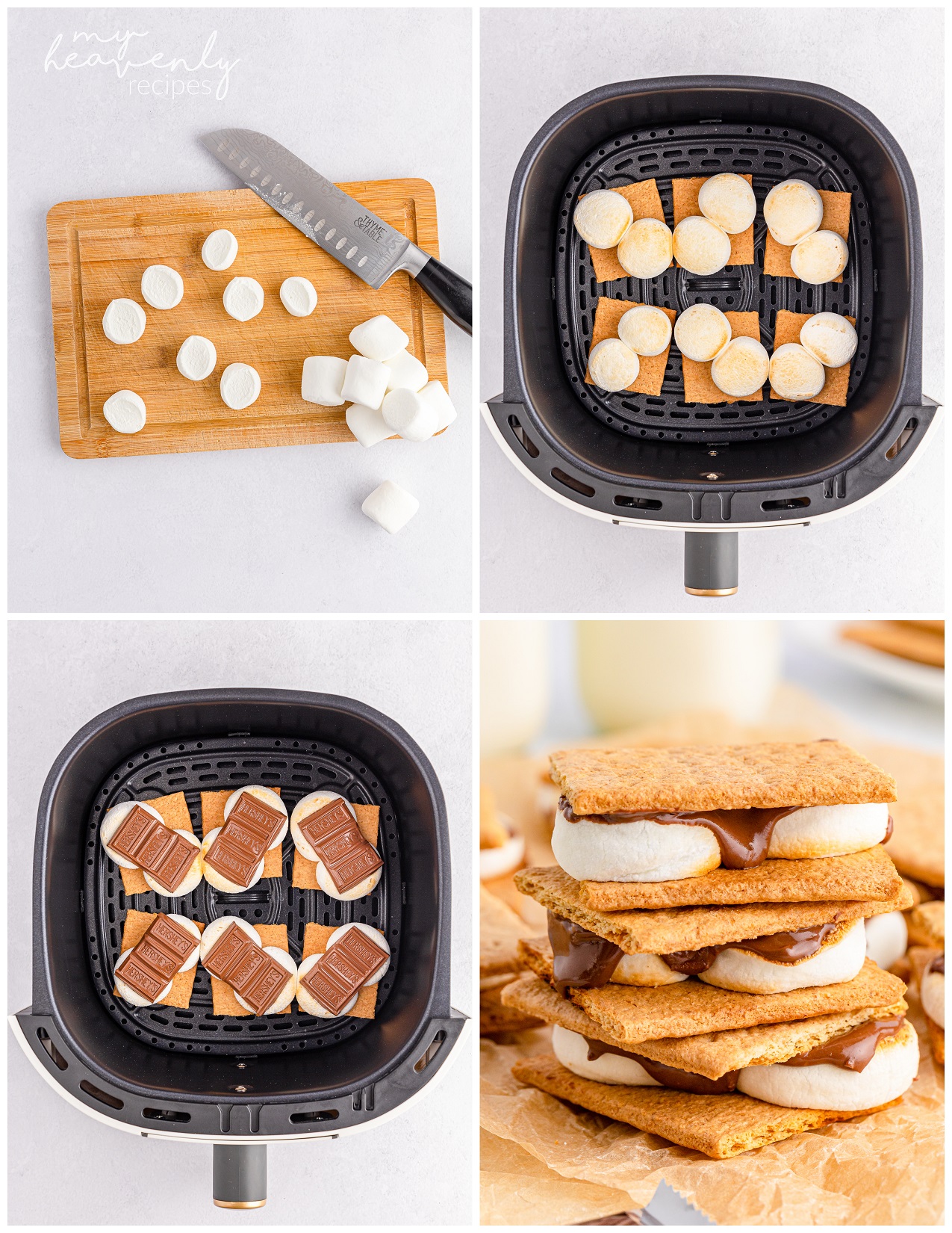 Air Fryer S'mores - My Heavenly Recipes
