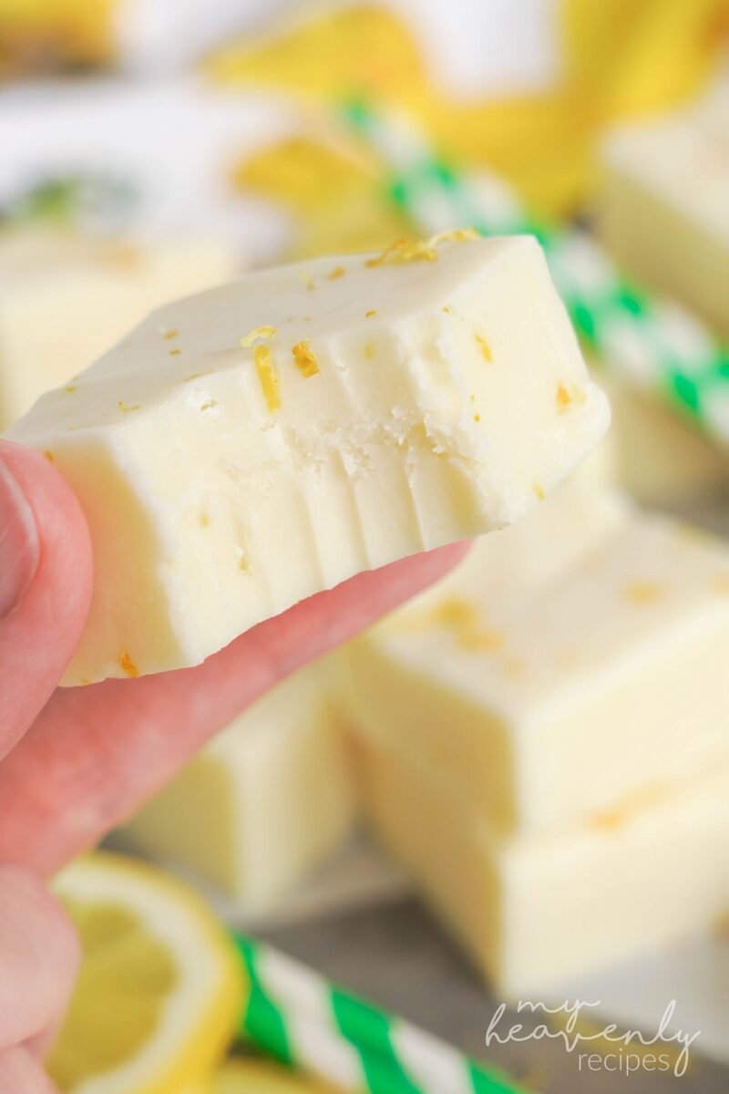 Lemon Fudge Recipe - My Heavenly Recipes