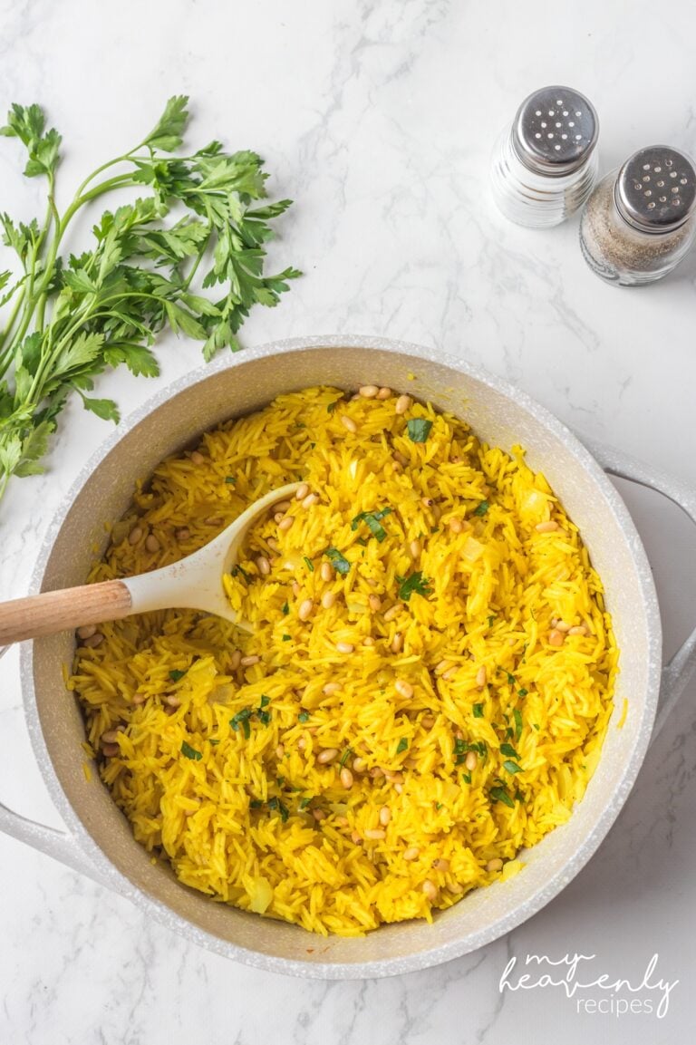 Mediterranean Rice Recipe - My Heavenly Recipes