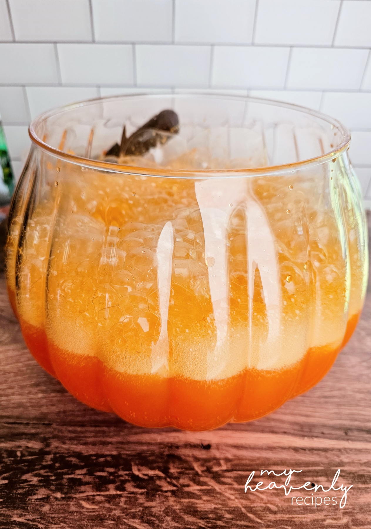 Easy Orange Halloween Punch Recipe - My Heavenly Recipes