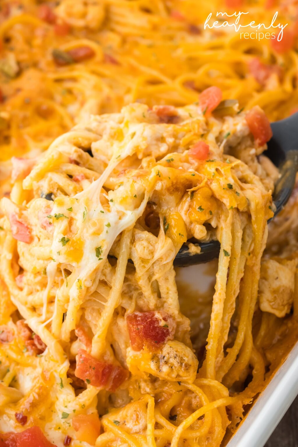 Chicken Spaghetti Recipe - My Heavenly Recipes