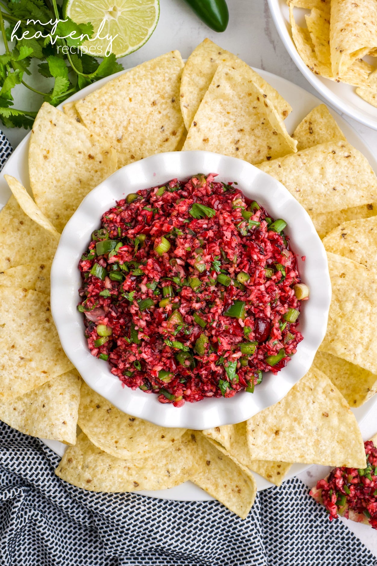 Cranberry Salsa Recipe - My Heavenly Recipes