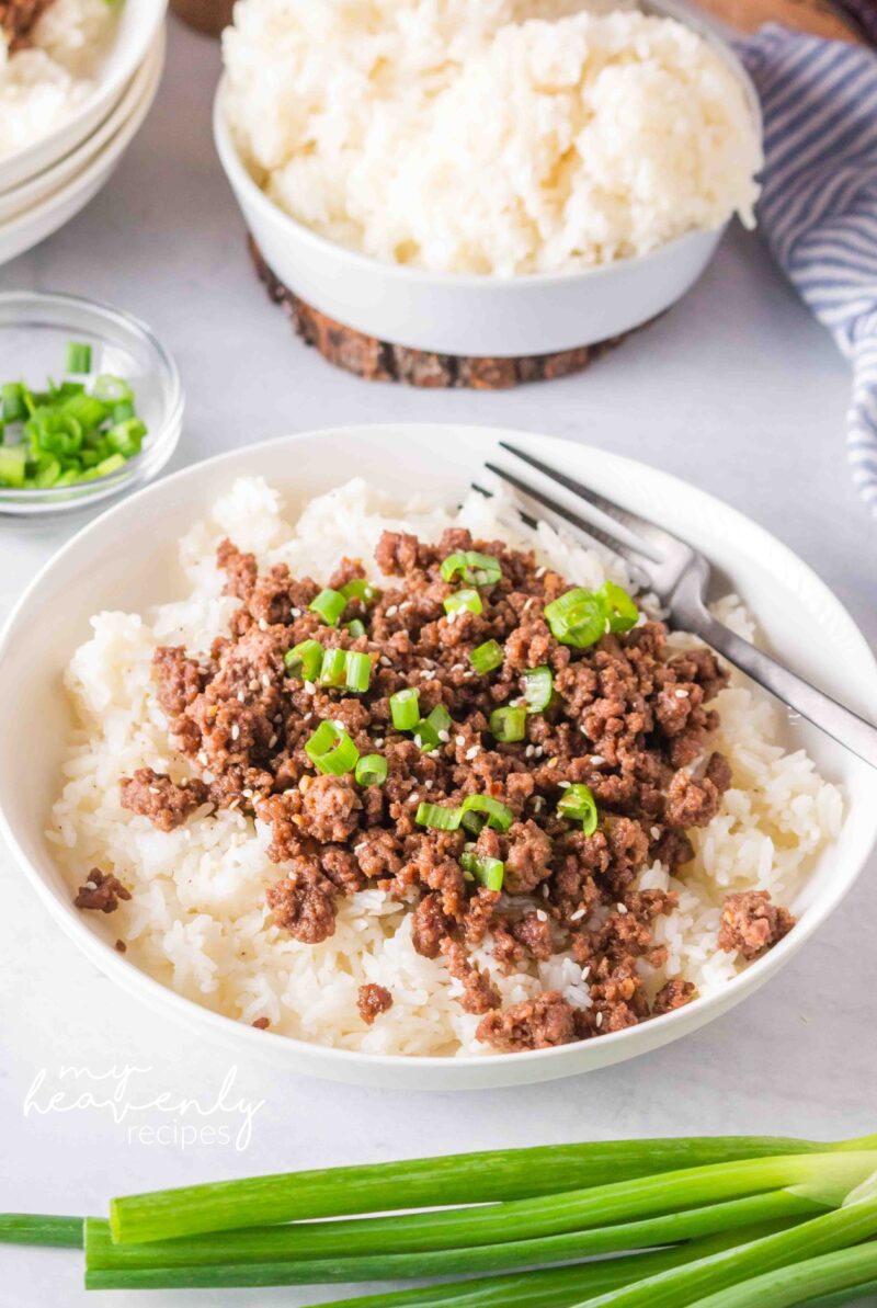Korean Ground Beef Recipe - My Heavenly Recipes