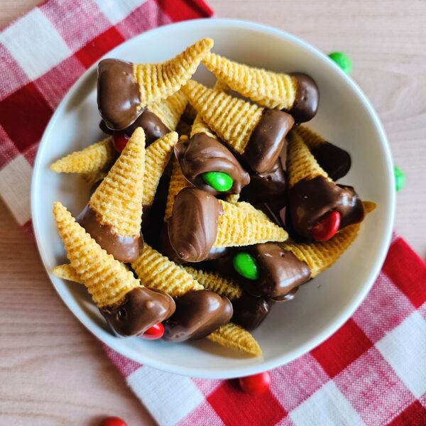 Peanut Butter Chocolate Filled Bugles - My Heavenly Recipes