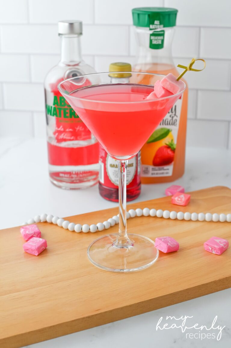 Pink Starburst Martini Recipe - My Heavenly Recipes