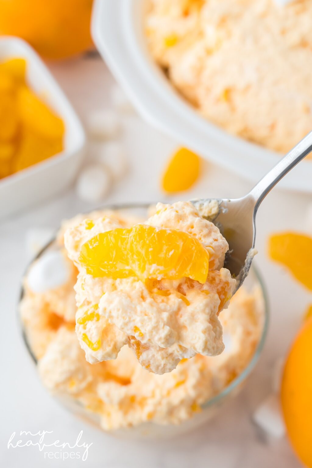 Orange Fluff Recipe - My Heavenly Recipes