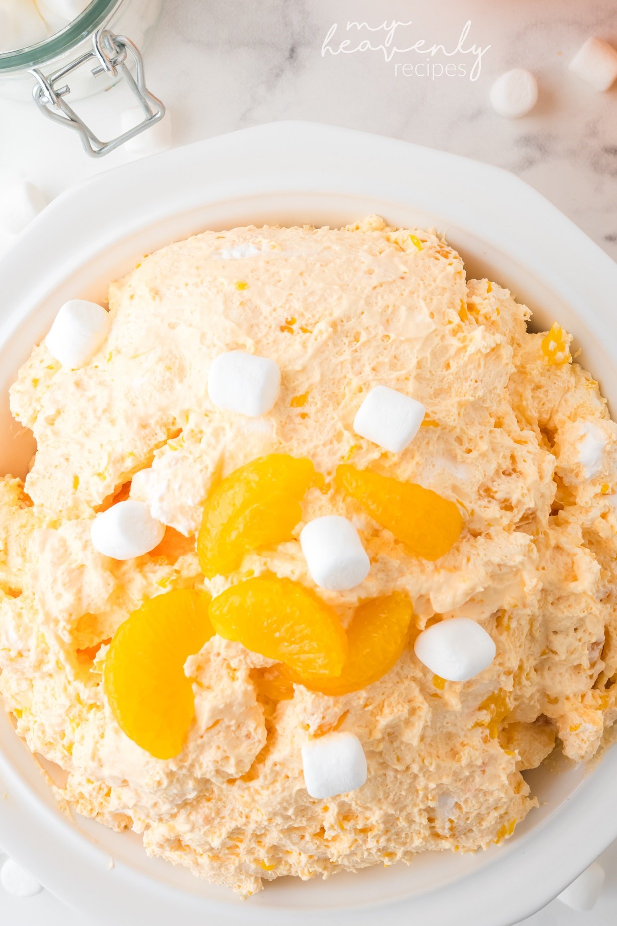 Orange Fluff Recipe - My Heavenly Recipes