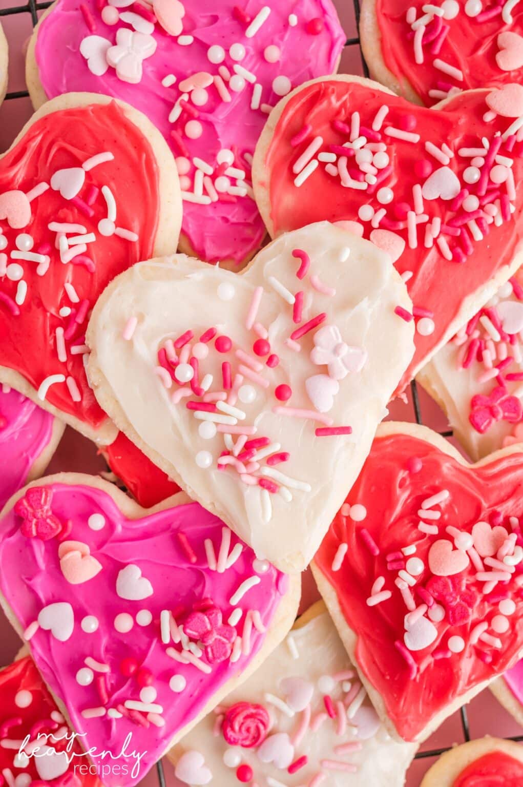 Valentines Day Sugar Cookie Recipe - My Heavenly Recipes